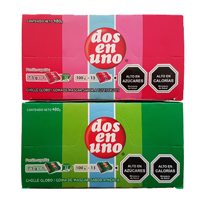 Chicle dos en uno - Confiteria/Growshop